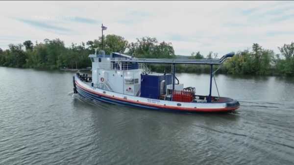 Ammonia-powered tugboat sets sail, pioneering zero-emissions shipping ...